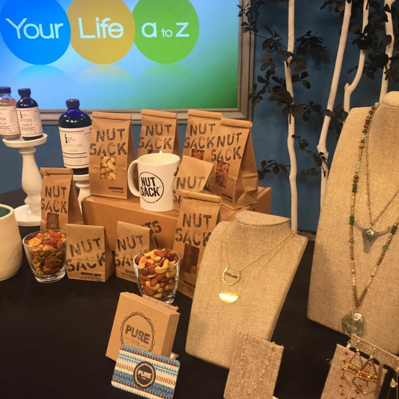 Your Life A to Z featured our nuts this week – Nutsack Nuts