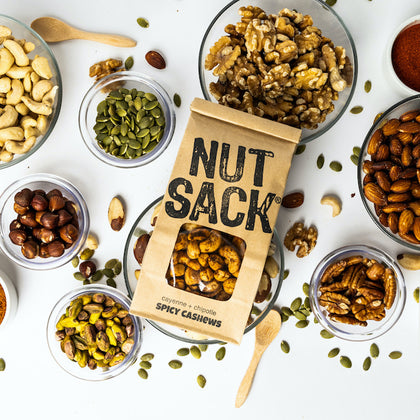 Nutsack Nuts - Freshly roasted nuts, in a sack